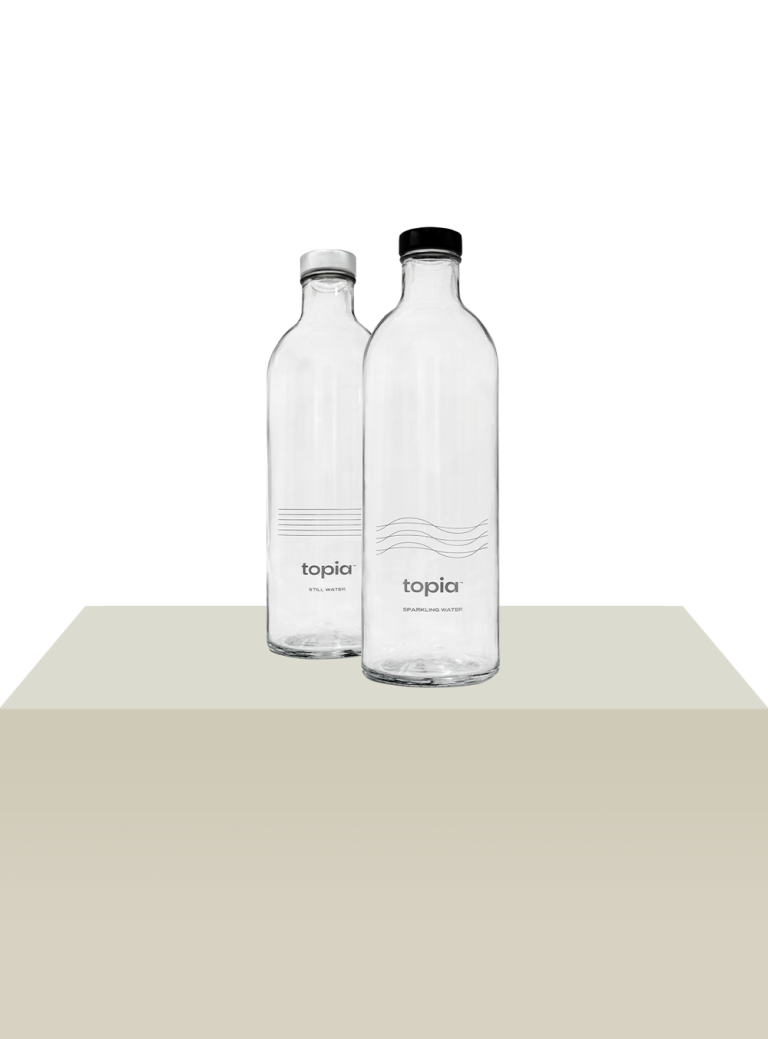 Topia Water's Twist Water Bottles | Modern Hydration