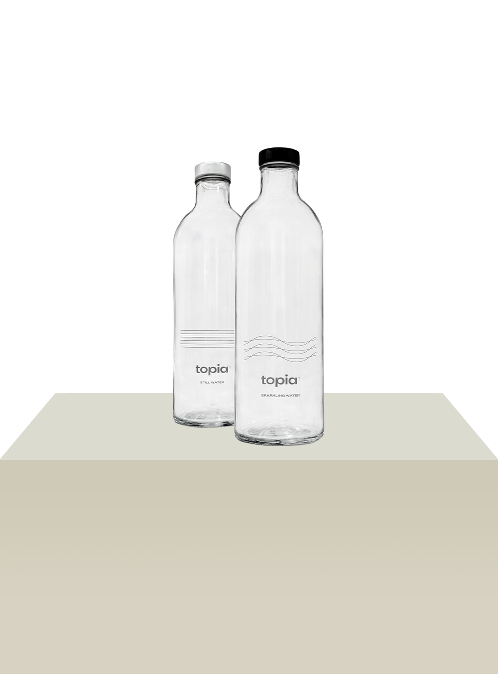 Topia Water's Twist Water Bottles | Modern Hydration
